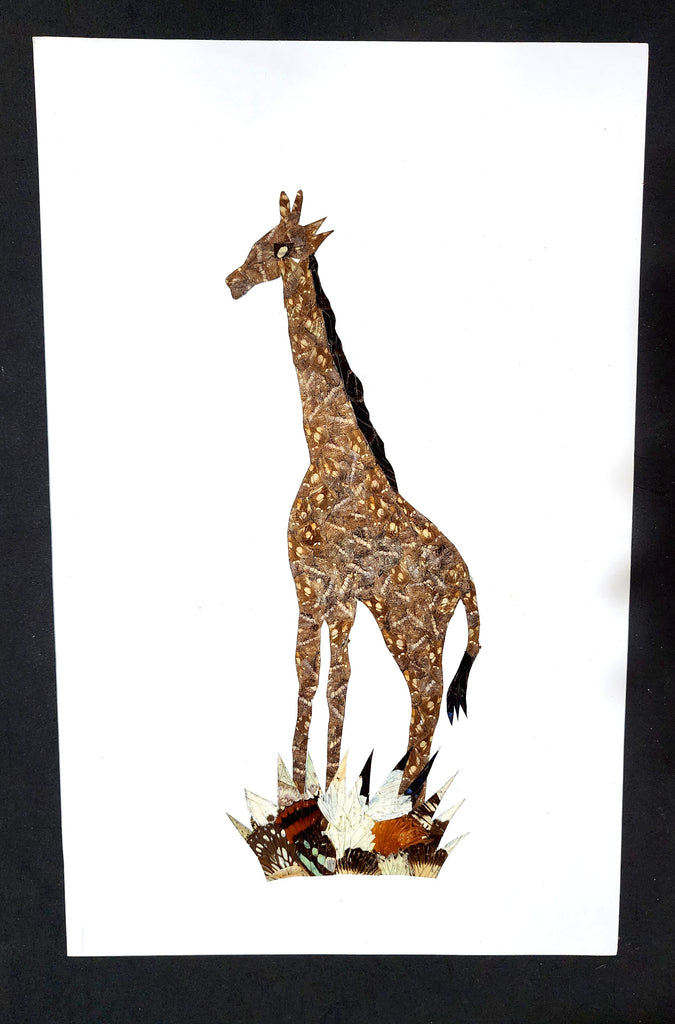 Giraffe - Unframed - Butterfly Wing Art - G01 – Butterfly Utopia