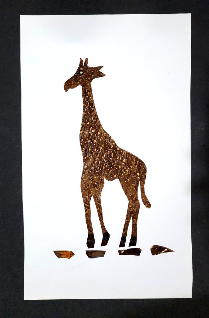 Giraffe - Unframed - Butterfly Wing Art - G04 – Butterfly Utopia
